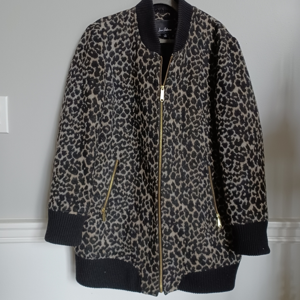 Sam Edleman Leopard Print Winter Coat - Gem